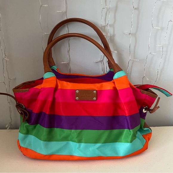 kate spade | Bags | Vintage Kate Spade Stevie Striped Purse | Poshmark